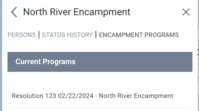 Configuring Encampment Programs